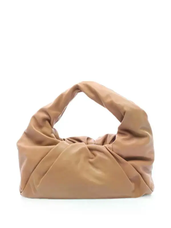 Bottega Veneta Gathered Shoulder Bag - Brown