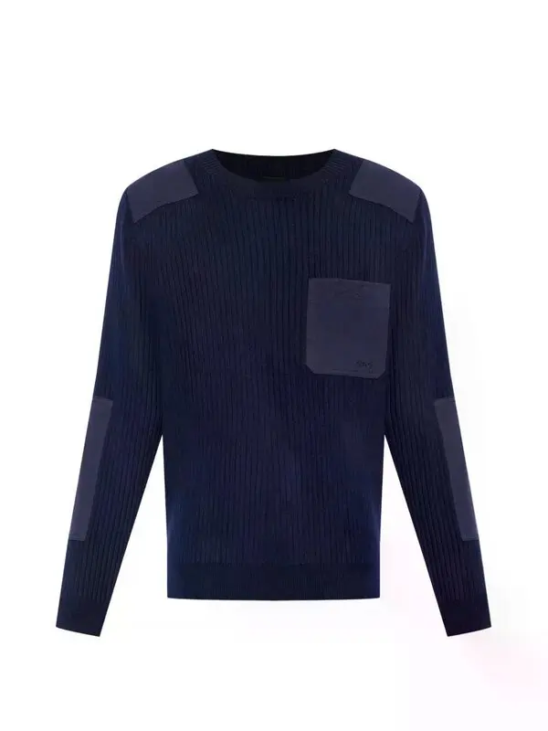 A.p.c. Mallarme Chest-pocket Sweater - Blue