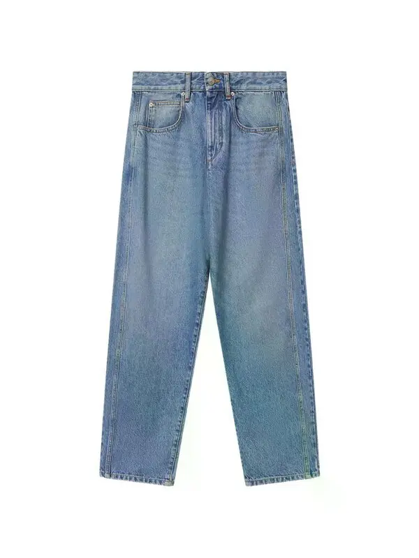 Isabel Marant Étoile Oriane Barrel Leg Jeans - Blue