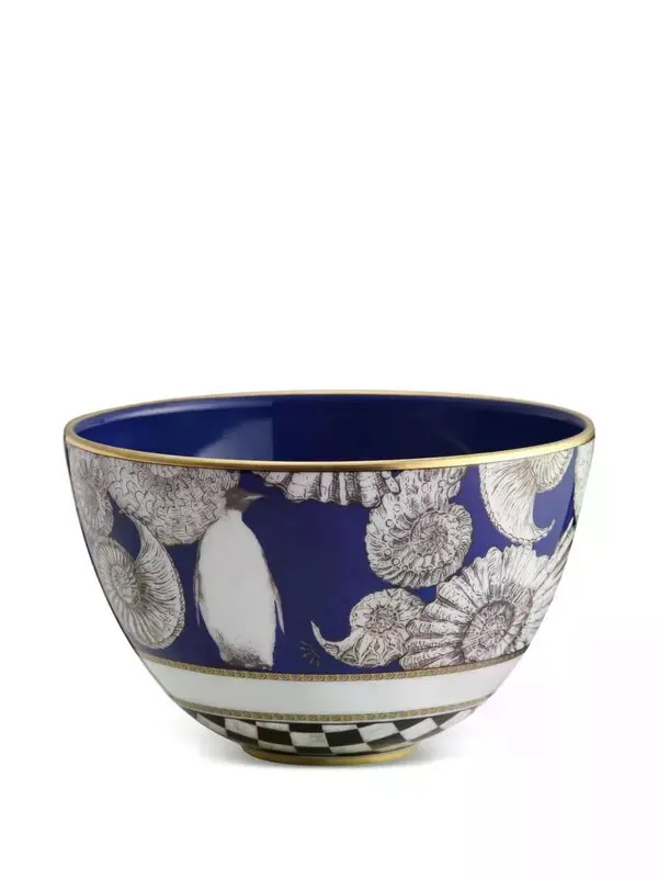 GINORI 1735 Penguin-print Shell-pattern Bowl