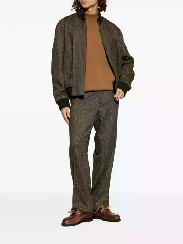 Dsquared2 High-neck Pouch-pocket Sweater