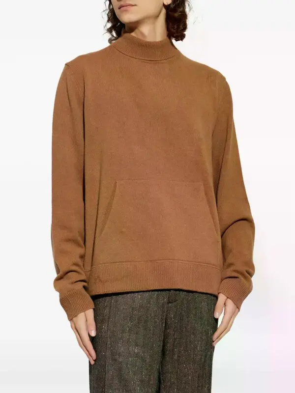 Dsquared2 High-neck Pouch-pocket Sweater