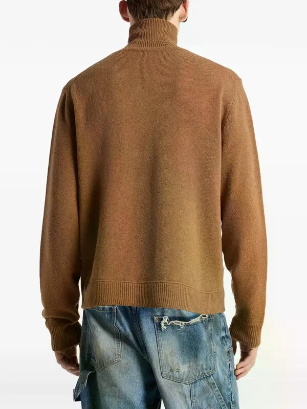 Dsquared2 High-neck Pouch-pocket Sweater - Neutrals