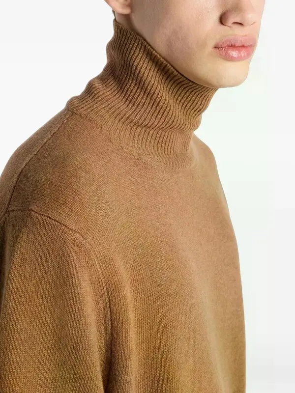 Dsquared2 High-neck Pouch-pocket Sweater - Neutrals