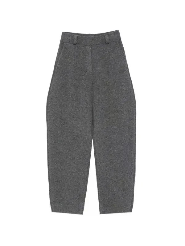 LISA YANG Wrenda Belt-loop Knitted Trousers