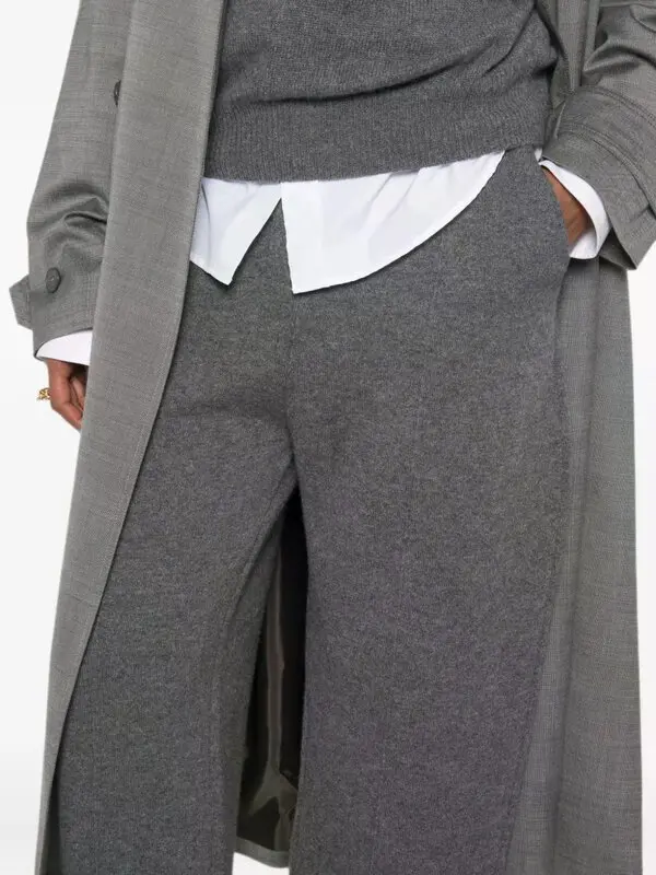 LISA YANG Wrenda Belt-loop Knitted Trousers