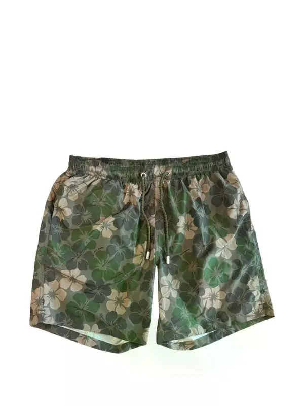 MC2 SAINT BARTH Floral Print Swim Shorts
