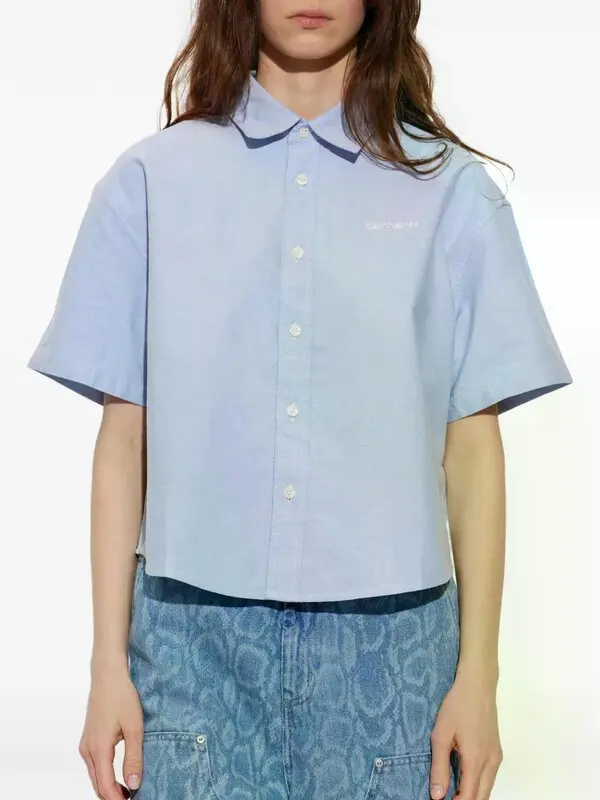 Carhartt Work In Progress Kaia Logo-embroidered Shirt