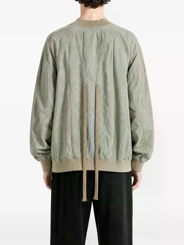 ZIGGY CHEN V-neck Long-sleeve Sweatshirt