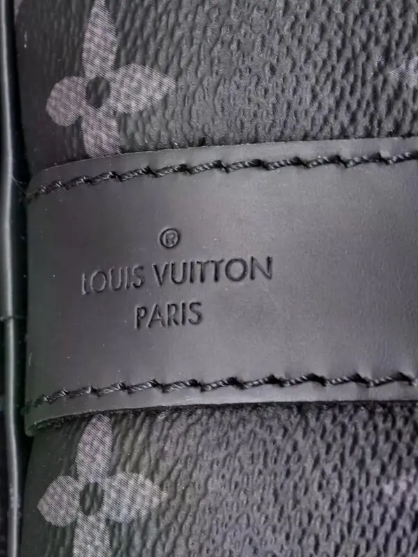 LOUIS VUITTON Keepall Bandoulière 55 Travel Bag - Black