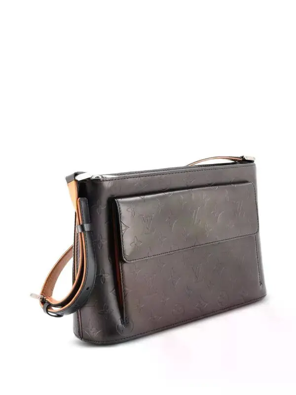 LOUIS VUITTON Monogram Vernis Mat Allston Shoulder Bag