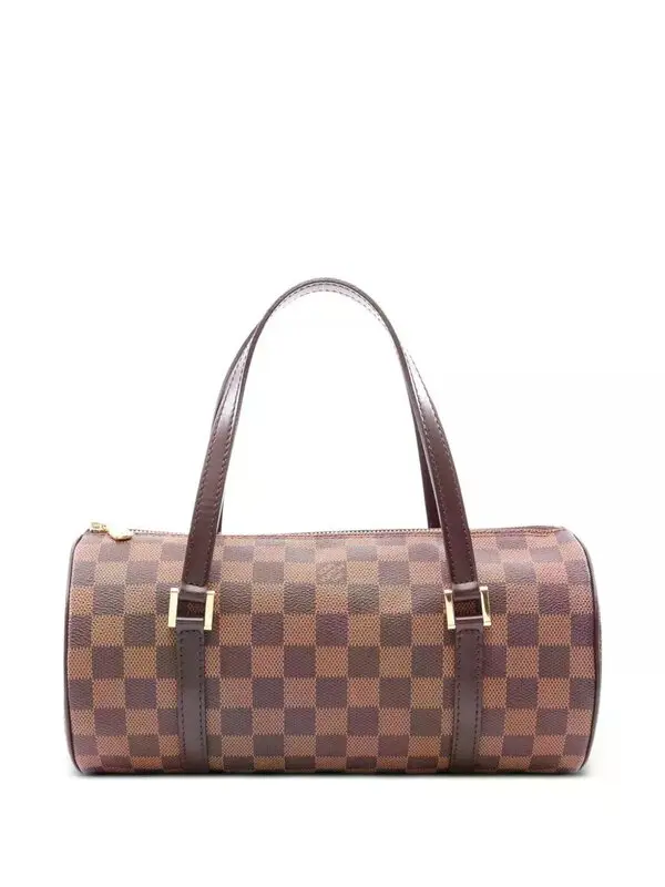 LOUIS VUITTON 2003 Papillon 26 Damier Ebene Handbag