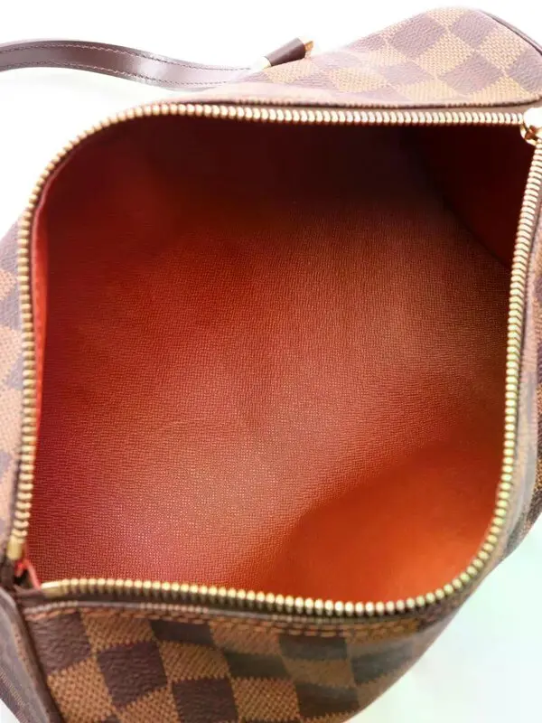 LOUIS VUITTON 2003 Papillon 26 Damier Ebene Handbag
