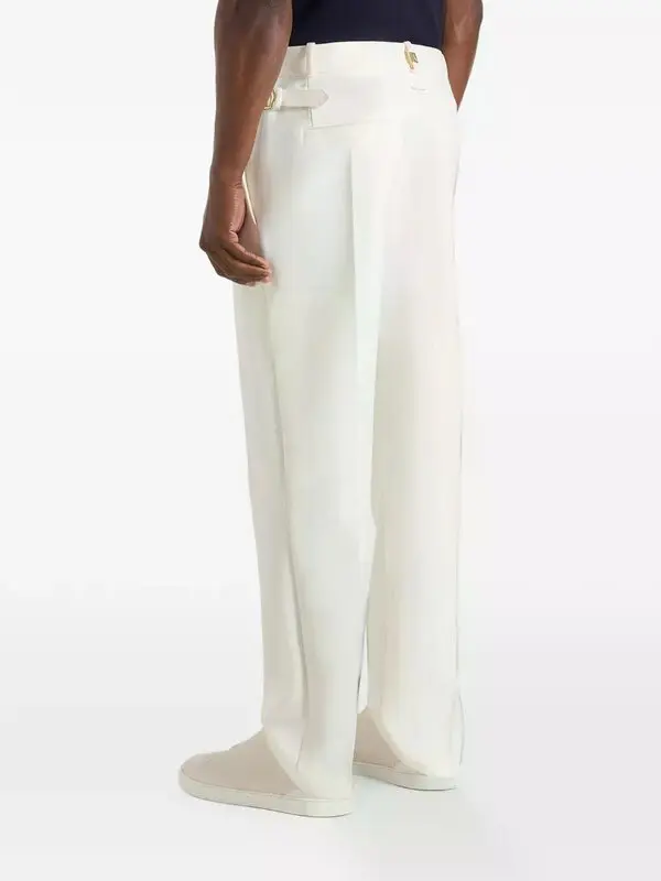 Manière De Voir Maniera De Voir Off-white Tailored Trousers