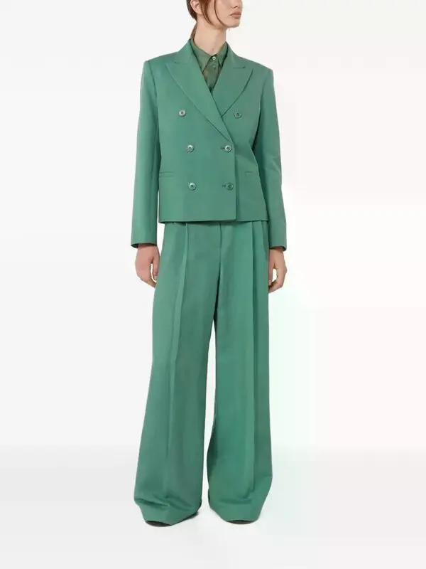 Max Mara Pleated Wide-leg Trousers