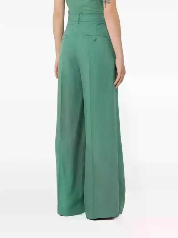 Max Mara Pleated Wide-leg Trousers