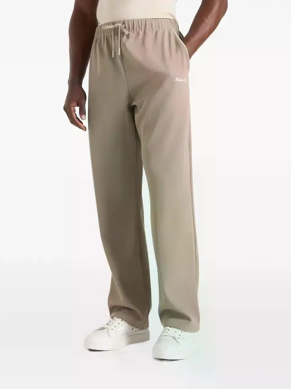 Manière De Voir Signature Piped Track Pants Taupe - Neutrals