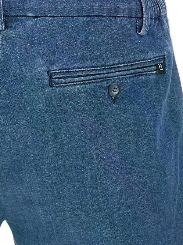 RE-HASH Gimmy Pleated Denim Shorts