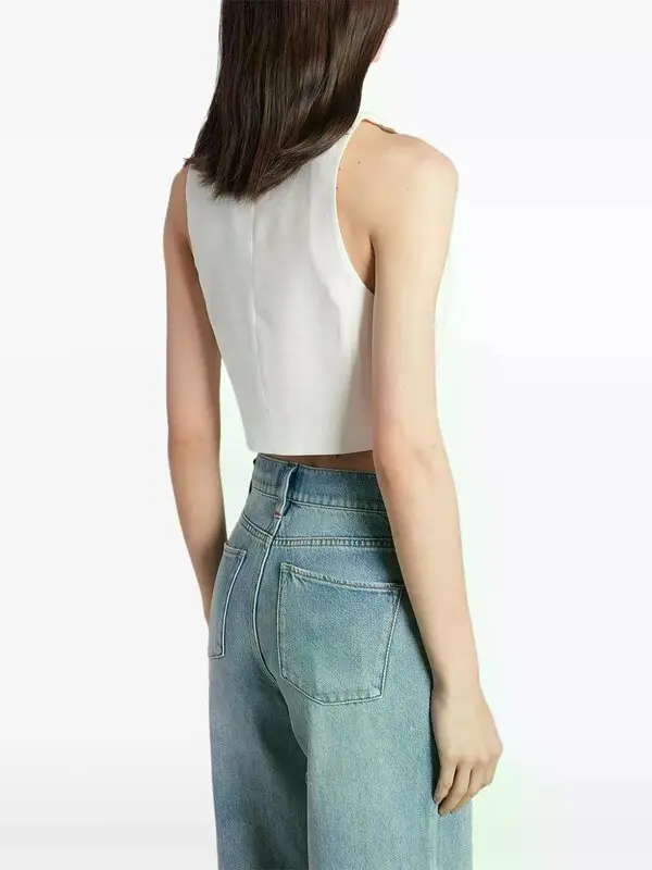 Alice + Olivia Donna Button-up Vest