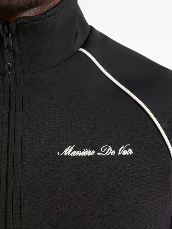 Manière De Voir Signature Piped Track Jacket