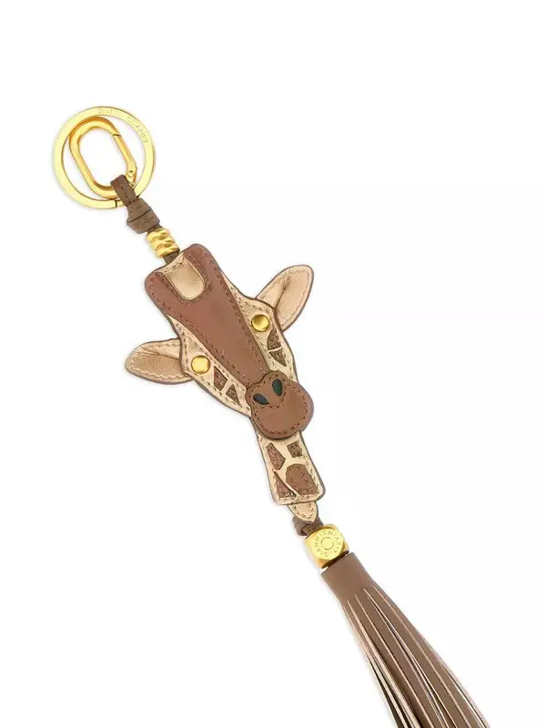 GIANNI CHIARINI Giraffe-head Tassel Keyring