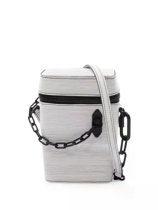 LOUIS VUITTON Epi Phone Box Bucket Bag - White