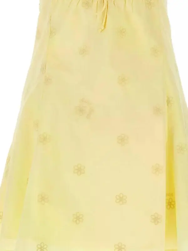 MC2 SAINT BARTH Marge Floral-embroidered Mini Dress