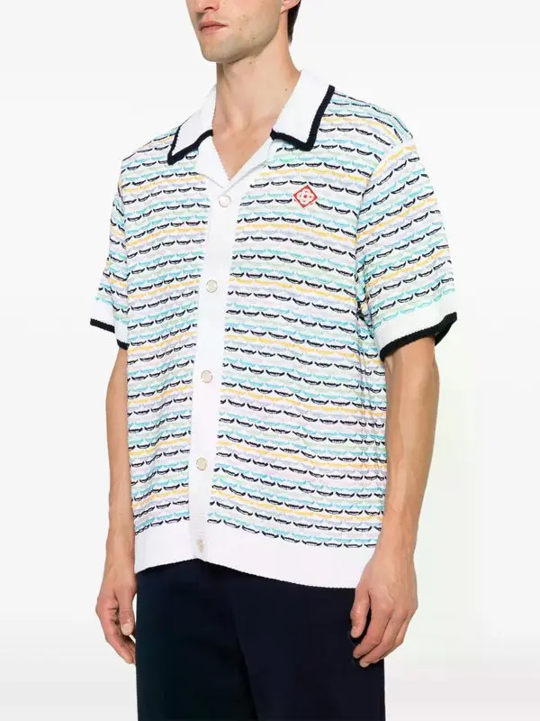 Casablanca Patterned Button-up Shirt