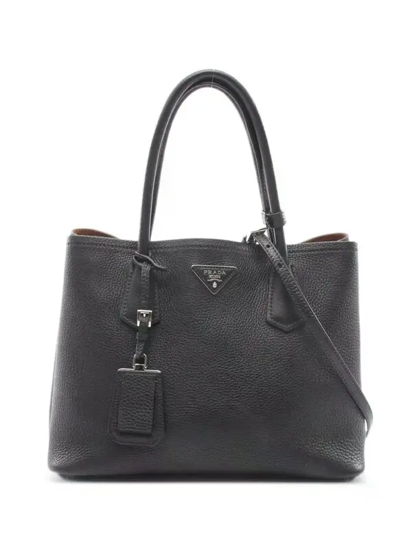 Prada 2000s Triangle-logo Tote Bag