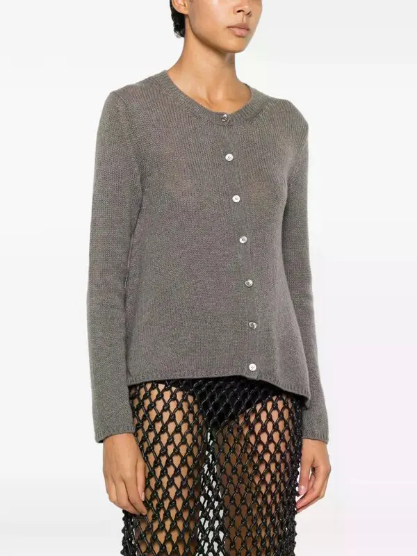 Loewe Anagram Embroidered Cashmere Cardigan