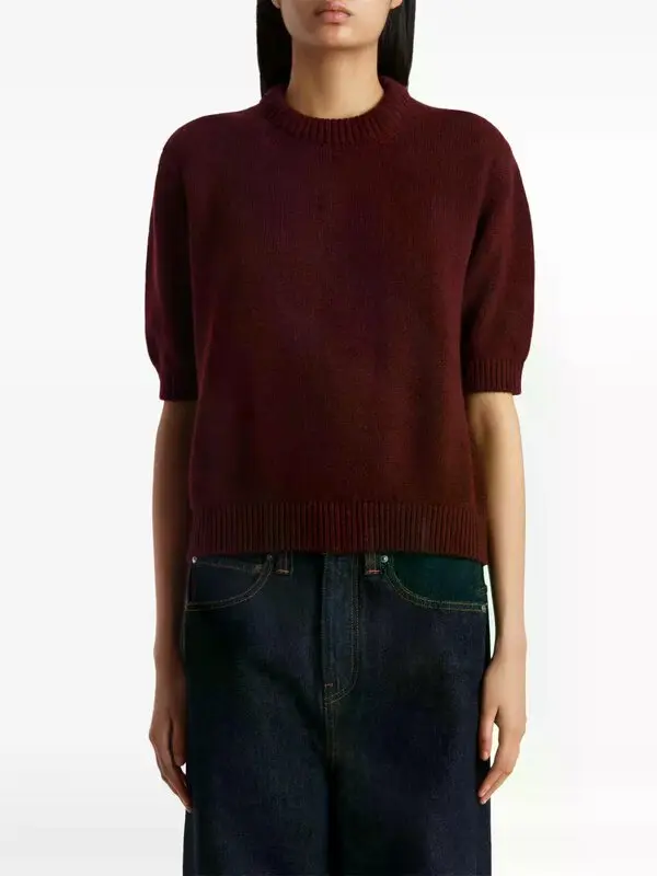Khaite Davin Ribbed Cashmere Pullover