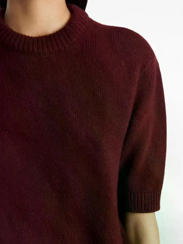 Khaite Davin Ribbed Cashmere Pullover