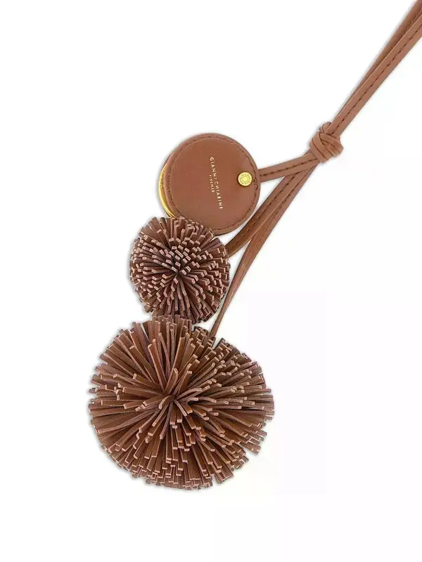 GIANNI CHIARINI Double Pom-pom Keyring