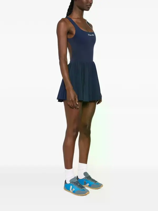 SPORTY & RICH Logo-print Performance Dress