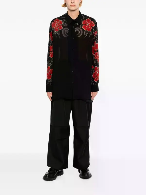 Yohji Yamamoto Xryu Ga Gotoku Studio Printed Shirt