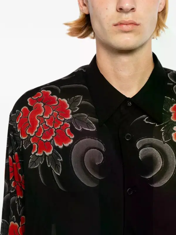 Yohji Yamamoto Xryu Ga Gotoku Studio Printed Shirt