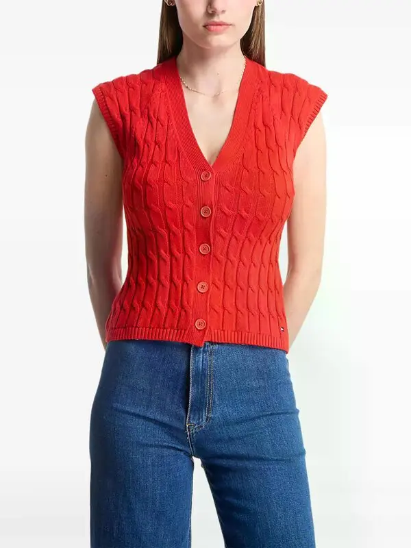 Tommy Hilfiger Cable-knit Button-up Cardigan