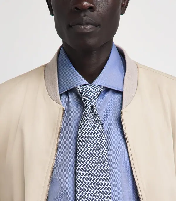 Isaia Cotton Mix Dress Shirt