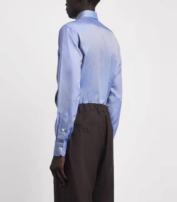 Isaia Cotton Mix Dress Shirt