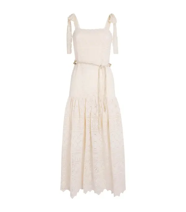 Zimmermann Lace Indra Maxi Dress - Ivory