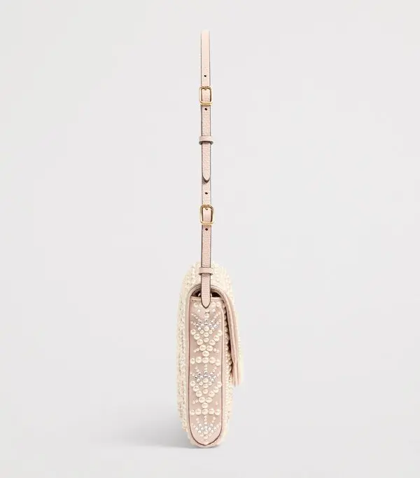 Valentino Garavani Embellished Devain Shoulder Bag