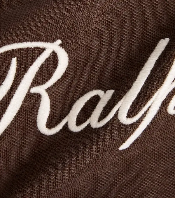 Polo Ralph Lauren Mesh Signature Logo Polo Shirt - Brown