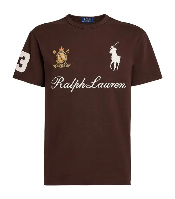 Polo Ralph Lauren Signature Logo T-shirt - Brown