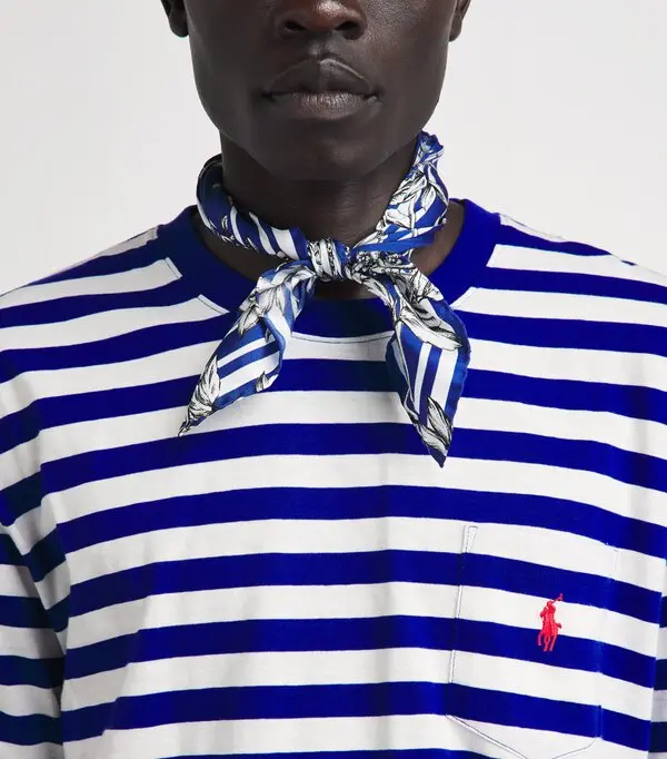 Polo Ralph Lauren Cotton Stripe Polo Pony T-shirt