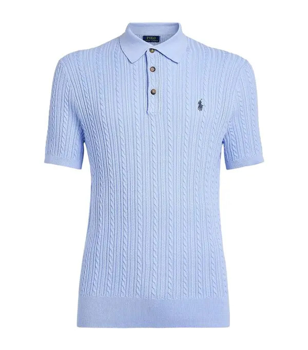 Polo Ralph Lauren Cable Knit Polo Shirt