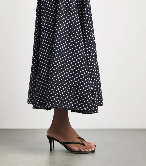 Charo Ruiz Ibiza Polka Dot Chiffon Maxi Skirt