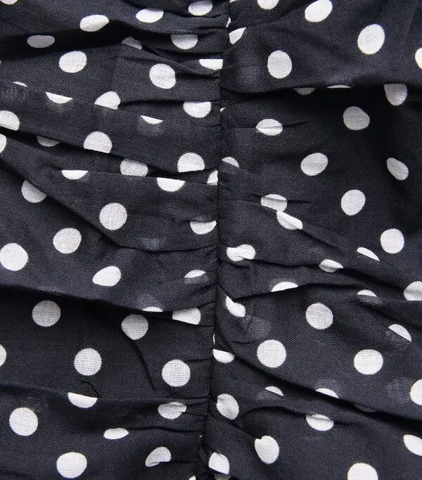 Charo Ruiz Ibiza Polka Dot Chiffon Maxi Skirt