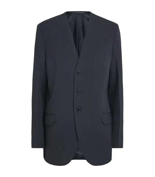 JIL SANDER Wool Gabardine Blazer