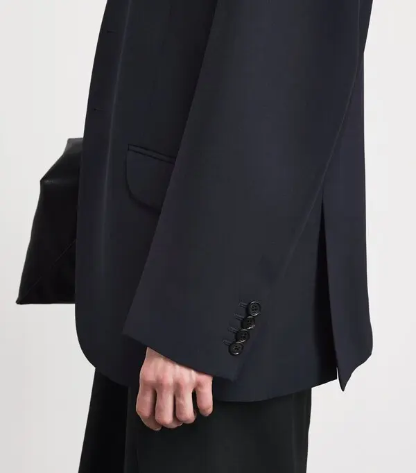 JIL SANDER Wool Gabardine Blazer