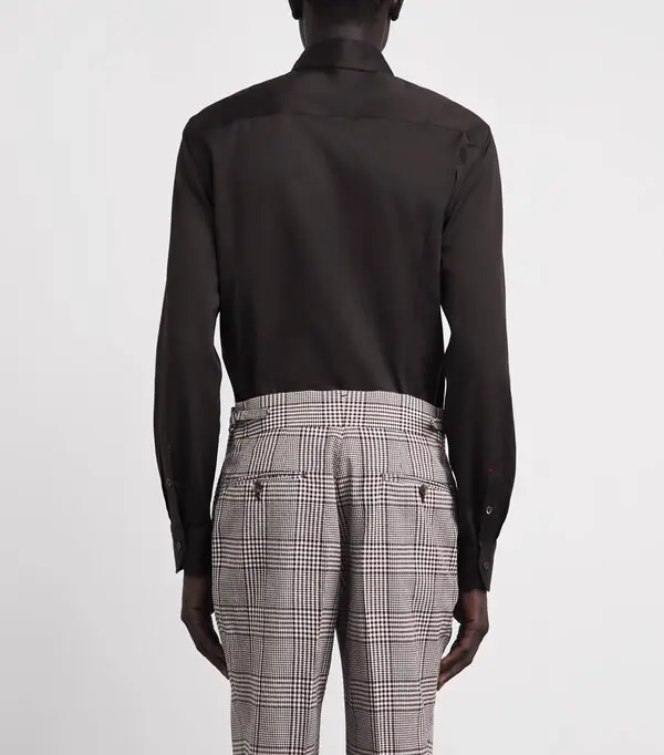Isaia Cotton Jersey Shirt